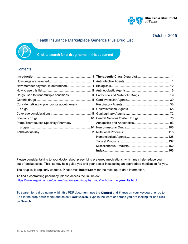 Preferred Drug List Premera Blue Cross, 56% OFF